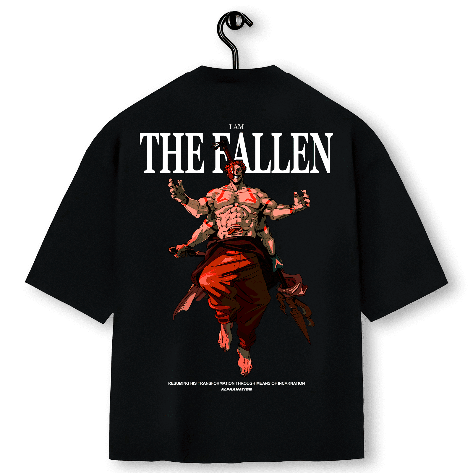 Super Oversized Alpha Back Premium | I AM THE FALLEN - RYOMEN SUKUNA 両